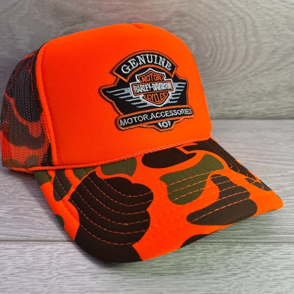 OTTO | Accessories | New Vintage Style Harley Davidson Orange Camo ...